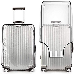 Joyden DUXAA Luggage Protector Suitcase Cover Clear PVC Suitcase Cover Protectors Luggage Cover Waterproof for Wheeled Suitcase Fits Most 20" 22" 24" 26" 28" 30" (28 In)