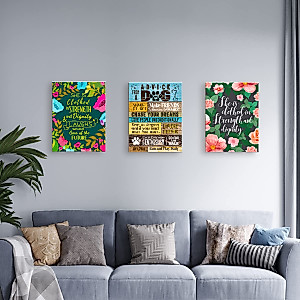 LISTNGBO Advice from a Dog Wall Art Canvas,Funny Dog Saying Canvas Painting Wall Decor for Dog Lover Home Farmhouse Living Room Office Bedroom