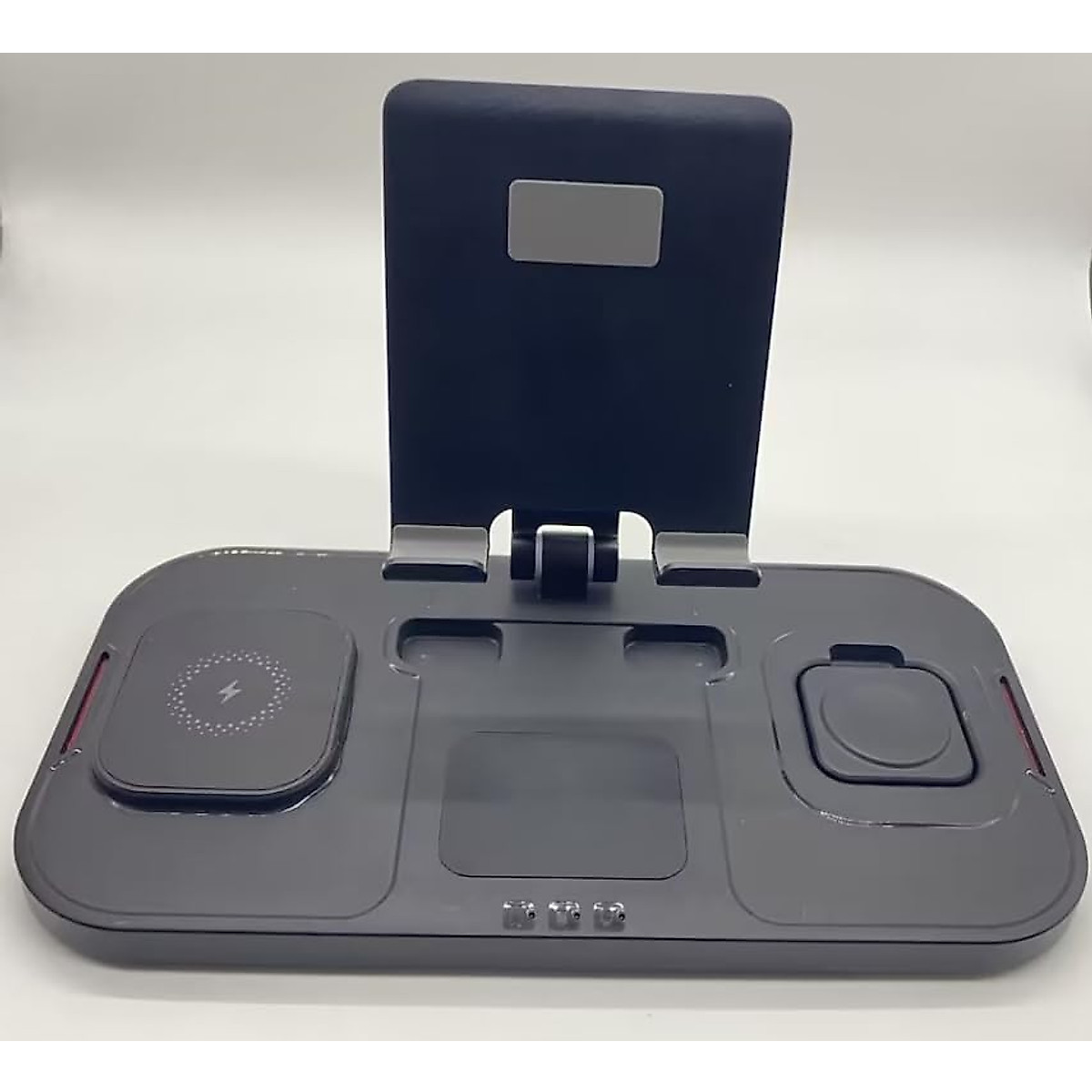 Wireless Charging Station for Apple, Wired Charger for iPad Charging Station, 4 in 1 Wireless Charging Stand Multiple Devices for iPhone 15 Pro Max 14 13 12, iWatch 8 7 6 5 4 3 2 Se, Airpods 3 2 Pro