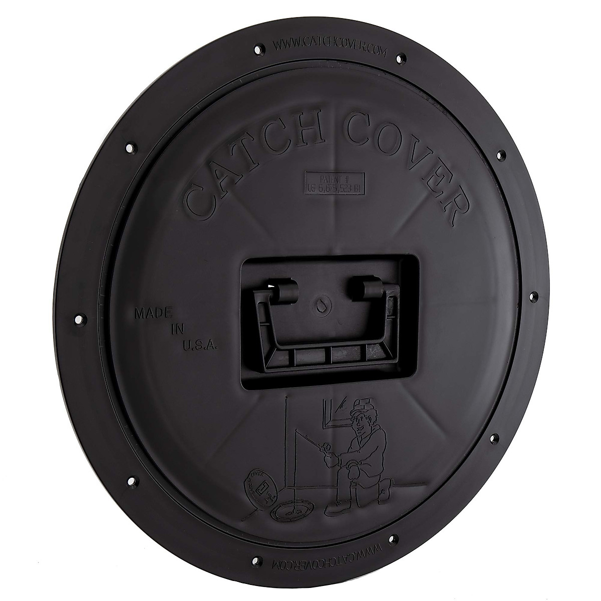 RecPro Ice Fishing Round Hole Cover Lid Catch Cover CC01 | for Fish Houses | Ice Fishing Gear and Accessories