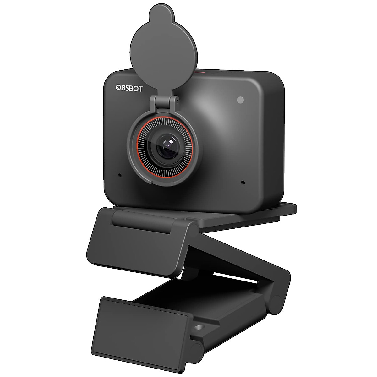 OBSBOT Meet AI-Powered 4K Webcam, AI Framing & Autofocus, Webcam with Microphone, Background Bokeh, 60 FPS, HDR Low-Light Correction, Beauty Mode, Webcam for PC, Streaming, Conference, Gaming, etc.