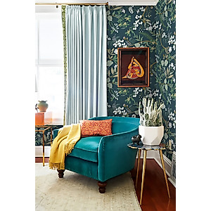 Guvana Floral Peel and Stick Wallpaper Leaf Wallpaper Green Leaves Contact Paper Flowers Self Adhesive Wallpaper DIY Removable Contact Paper Vintage Wallpaper for Bedroom Livering Decor 118"x16.2"