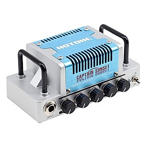 Hotone Captain Sunset High Gain Guitar Amp Head 5 Watts Class AB Amplifier with CAB SIM Phones/Line Output