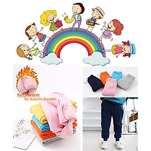 CuteOn Unisex Toddler Jogger Pants Kids Cotton Elastic Waist Winter Baby Sweatpants Pants 2Years Red