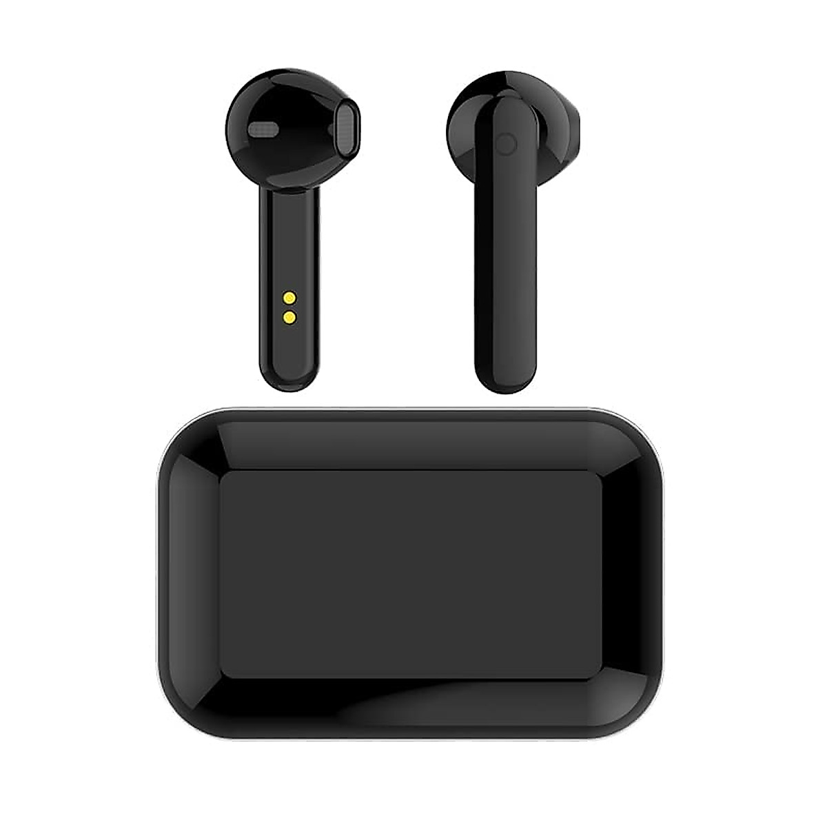 Laud True Wireless Earbuds - Noise Cancelling  Bluetooth Earphones - Smart Touch Control Sound Buds with Charging Case -Built-in Microphone Compatible with iOS & Android - Black