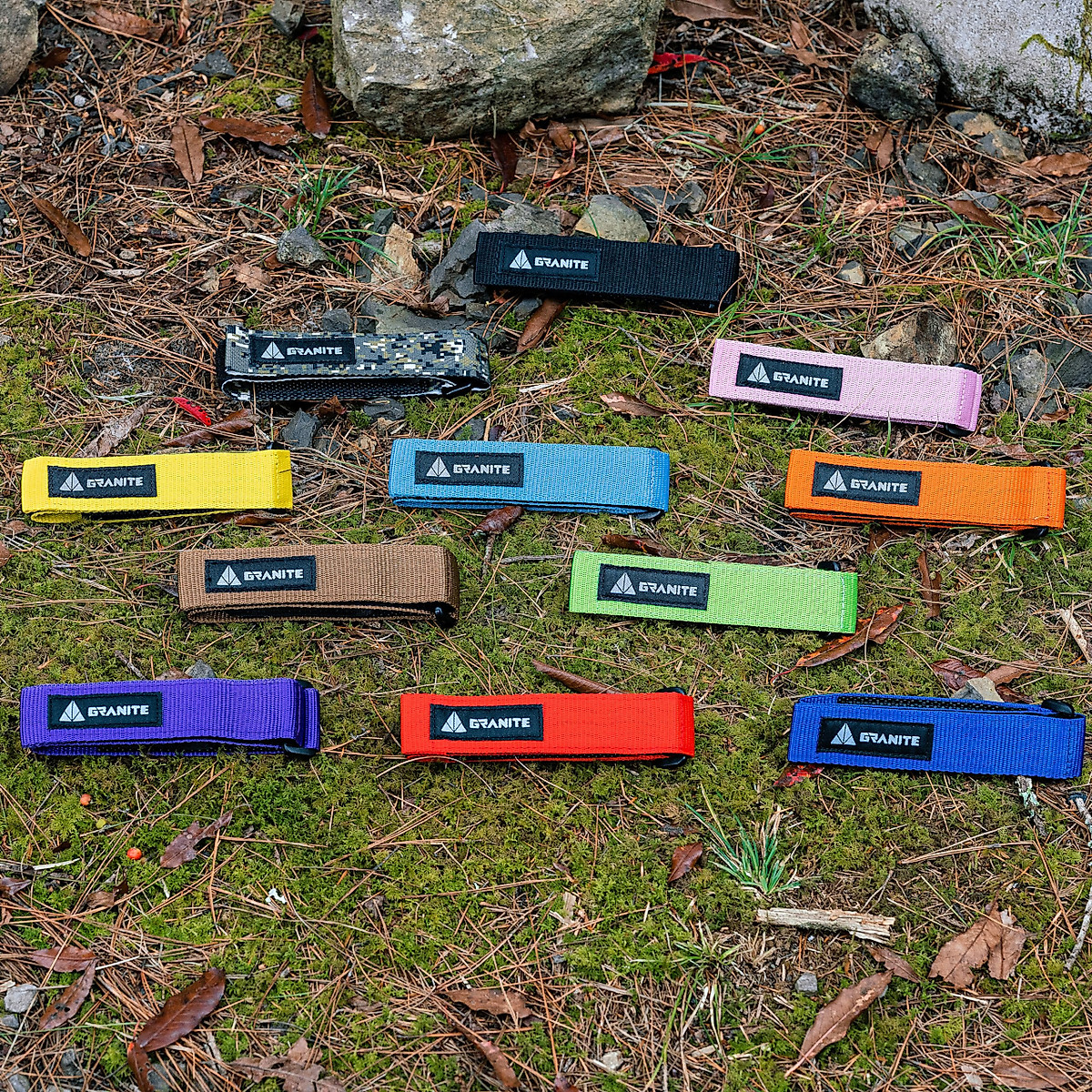 Granite Rockband MTB Frame Carrier Strap for Inner Tubes and Bike Tool Kit, Bike Storage Solution for Attaching Extra Gear on Your Mountain Bike, BMX Bike, Road Bike and Gravel Bike (Turq)