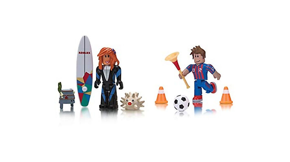 Roblox Celebrity Collection: Crezak & Sharkbite Surfer Figures Bundle