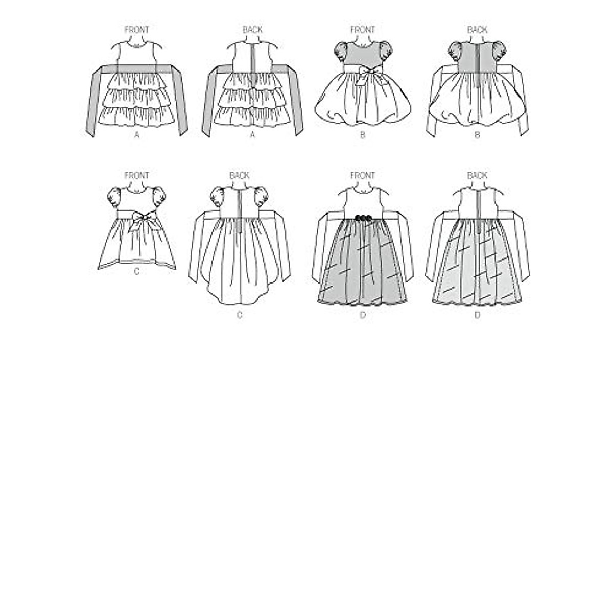 Butterick Patterns B6161CDD Childrens's/Girls' Dress Sewing Template, CDD (2-3-4-5)