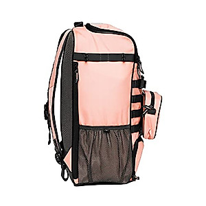 Mizuno Utility Backpack, Rose Gold/White
