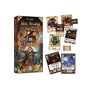 Res Arcana Lux et Tenabrae Board Game EXPANSION - Magical Fantasy Adventure Game, Strategy Game for Kids & Adults, Ages 14+, 2-5 Players, 30-60 Min Playtime, Made by Sand Castle Games