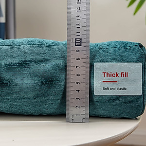 Thicken Tufted Cushion,Square Floor Pillow Corduroy Meditation Cushion Comfort Soft Tatami Seat Cushion,Reduces Pressure Chair Cushion Pads for Living Room Balcony Bay Window Yoga-Red 38x38cm(15x15inc