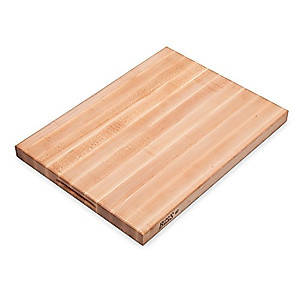 John Boos - R2418 Platinum Commercial Series Maple Wood Edge Grain Reversible Cutting Board, 24 Inches x 18 Inches x 1.75 Inches