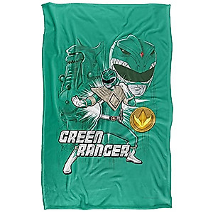 Power Rangers Green Ranger Silky Touch Super Soft Throw Blanket 36" x 58"