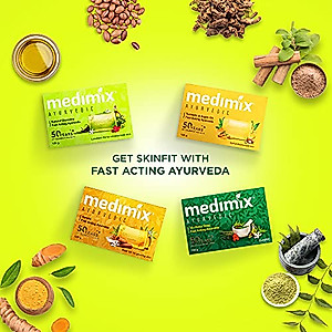 Medimix Ayurvedic Glycerine Soap, 125g (4+1 Super Saver Pack)