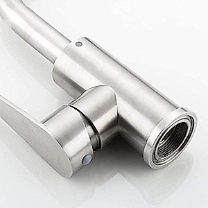 ZOOMLAND Faucet Arrival Hot and Cold Water Mixer Brushed Stainless Steel Bathroom Faucet Basin Tap Bath Sink Faucet,Kitchen faucets, BWJ-681