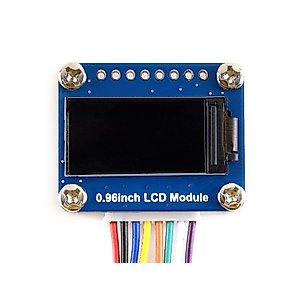 waveshare 0.96inch LCD Display Module IPS Screen 160x80 HD Resolution with Embedded Controller Communicating via SPI Interface Compatible with Raspberry Pi/Jetson Nano/STM32