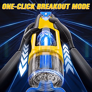 Sex Toys for Men Automatic Male Masturbator, Male Sex Toys Masturbators Cup with 7 Thrusting &Rotating Modes for Penis Stimulation, Electric Pocket Pussy Male Stroker, Adult Sex Toy with Suction Base