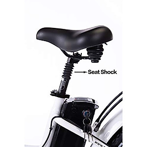 Soumye 48V500W13Ah 26" Step-Over Beach Cruiser Electric Bicycle City E-Bike Mountain Bike(Fit 5Ft 3in to 6Ft 8in, Black)