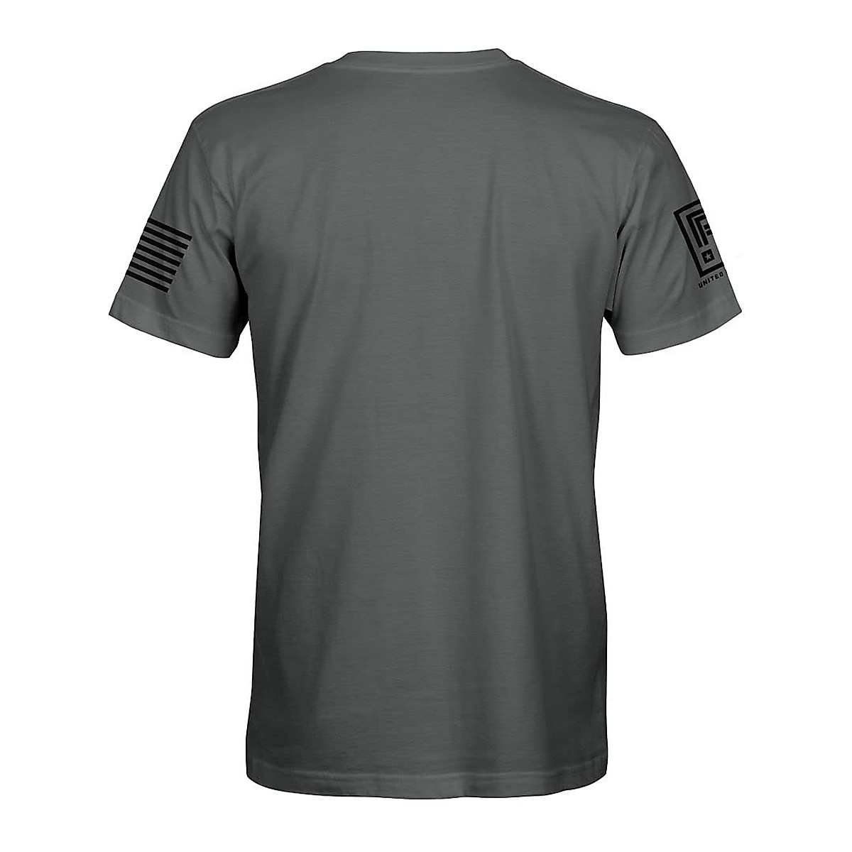 Fantastic Tees USA American Skull Patriotic Shirts for Men T-Shirt (Charcoal, 5XL)