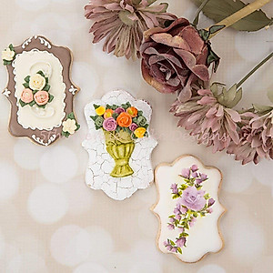 Plaque Cookie Cutters 3-Pc. Set Made in the USA by Ann Clark, Long Fancy, Oval, Photo Plaques