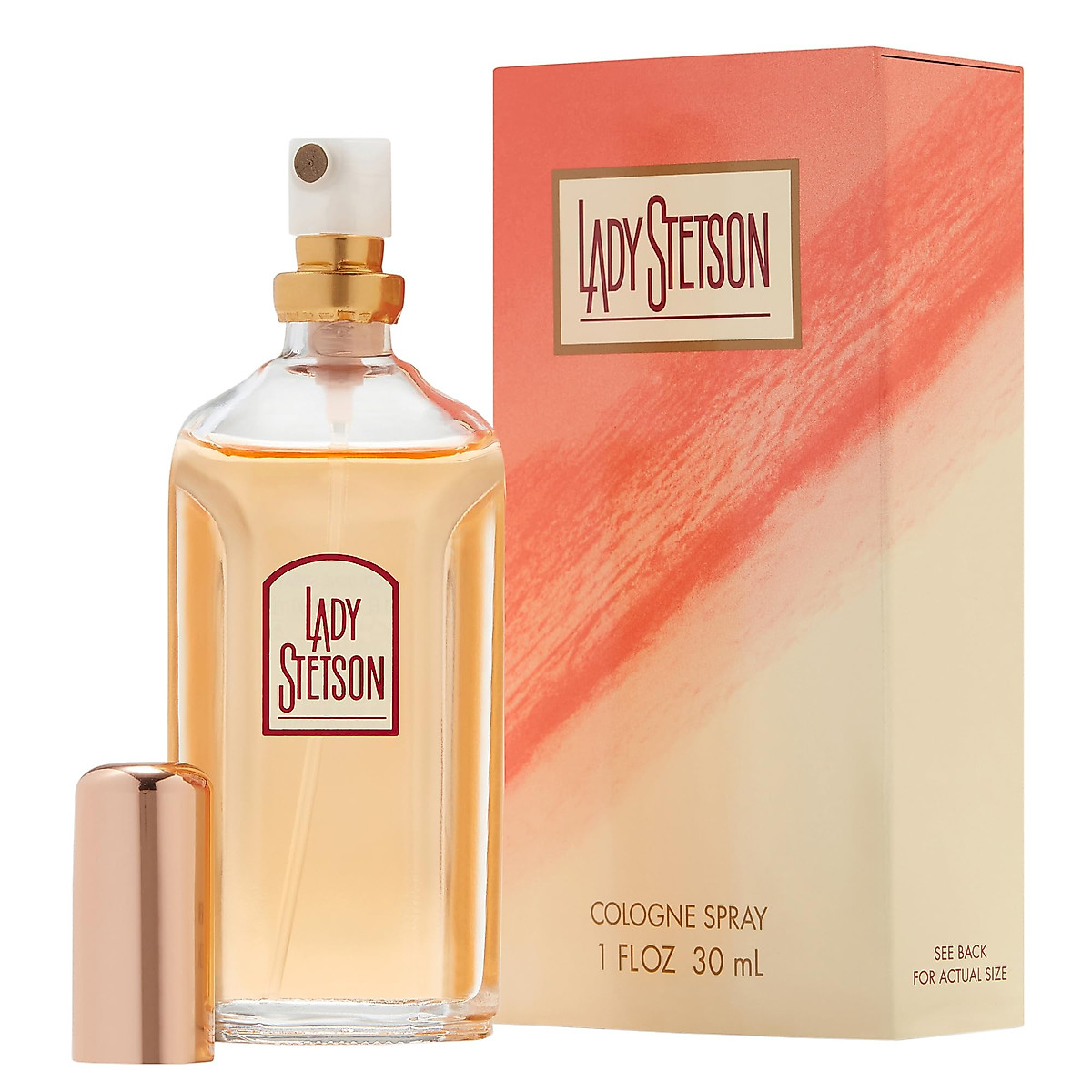 Stetson Lady Stetson by Scent Beauty - Perfume for Women - Feminine, Fierce, Woody, and Heady Scent with Fragrance Notes of Peach, Rose, and Sandalwood - 1.0 Fl Oz