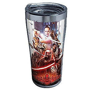Tervis Triple Walled Star Wars Insulated Tumbler Cup Keeps Drinks Cold & Hot, 20oz - Stainless Steel, Episode IX