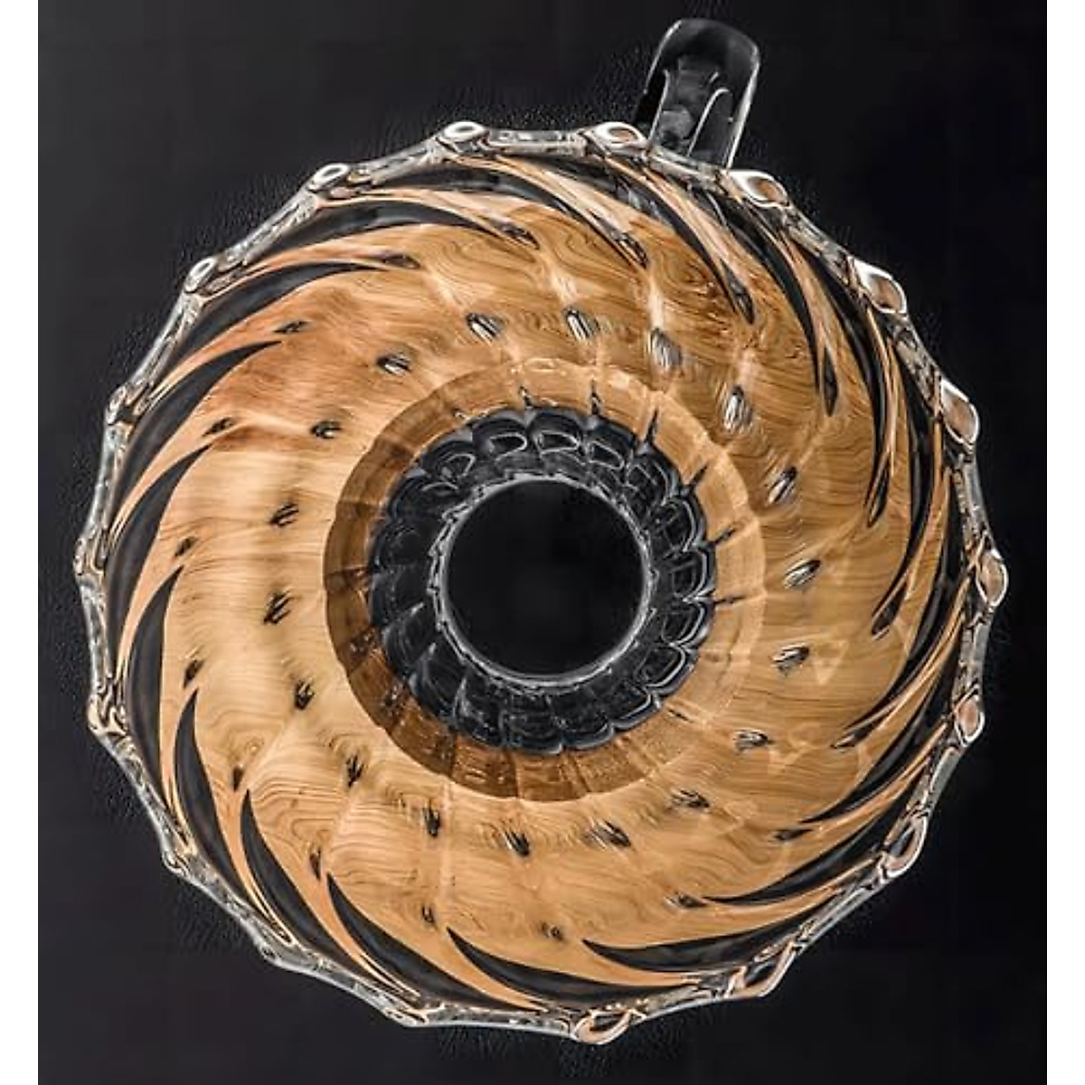 COFISUKI Pour Over Coffee Maker - 20 OZ /600ML Coffee Server with Glass Coffee Dripper, Stylish and Elegant 2 IN 1 Dripper Coffee Maker Kit Coffee Maker for Home or Office, 1-5 CUPS