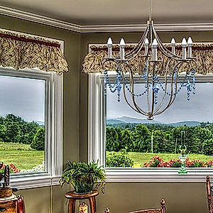 haraqi 6 Pack 6W 120V E12 Base B11 LED Filament Candle Light Bulb, 5000K Daylight White Light, 60W Equivalent Decorative Chandelier Bulbs for Ceiling Fan Lights, Pendants, Fireplace