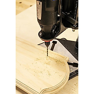 Milescraft 1097 ToolStand - Variable Speed Drill Press Stand (compatible with Dremel). Rotary Tool Not Included