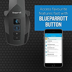 BlueParrott B350-XT Noise Cancelling Bluetooth Headset – Updated Design with Industry Leading Sound and Improved Comfort, Hands-Free Headset with Expanded Wireless Range and IP54-Rated Protection