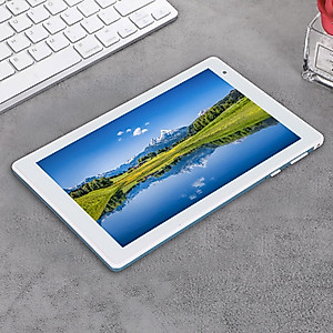 8 Inch Tablet Dual SIM Dual Standby, 4GB RAM 64GB ROM, 1920x1080 HD Display, Dual Camera, 8000mAh Battery, 6.0 Tablet for Kids (Blue)