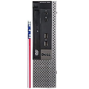 Dell Optiplex 990 USFF High Performance Flagship Business Desktop Computer, Intel Core i5-2400s Up to 3.0GHz, 4GB DDR3 RAM, 256GB SSD, DVD,WiFi, Windows 10 Pro (Renewed)