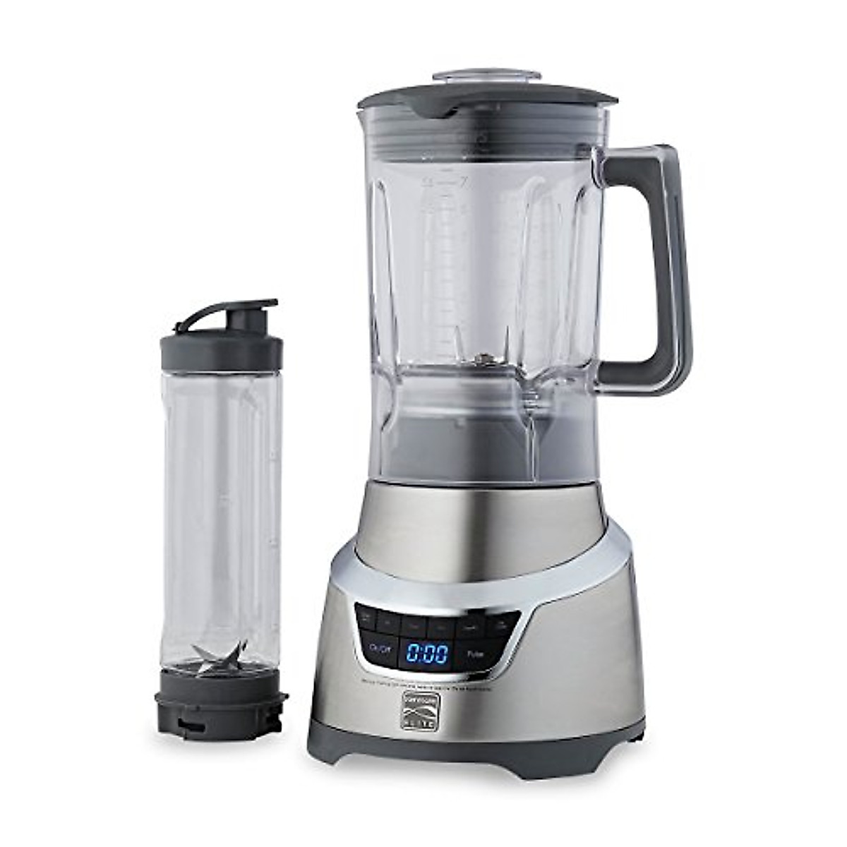 Kenmore Elite 76773 1.3 Horsepower Blender with Single Serve Cup in Stainless Steel