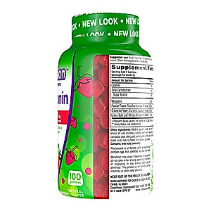 Vitafusion Max Strength Melatonin Gummy Supplements, Strawberry Flavored, 10 mg Melatonin Sleep Supplements, America’s Number 1 Gummy Vitamin Brand, 50 Day Supply, 100 Count