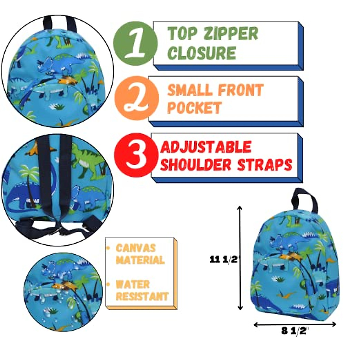 NGIL Mini Canvas Backpack Purse for Women Casual Lightweight Small Daypack for Girls (Sunflower Pig- Black)