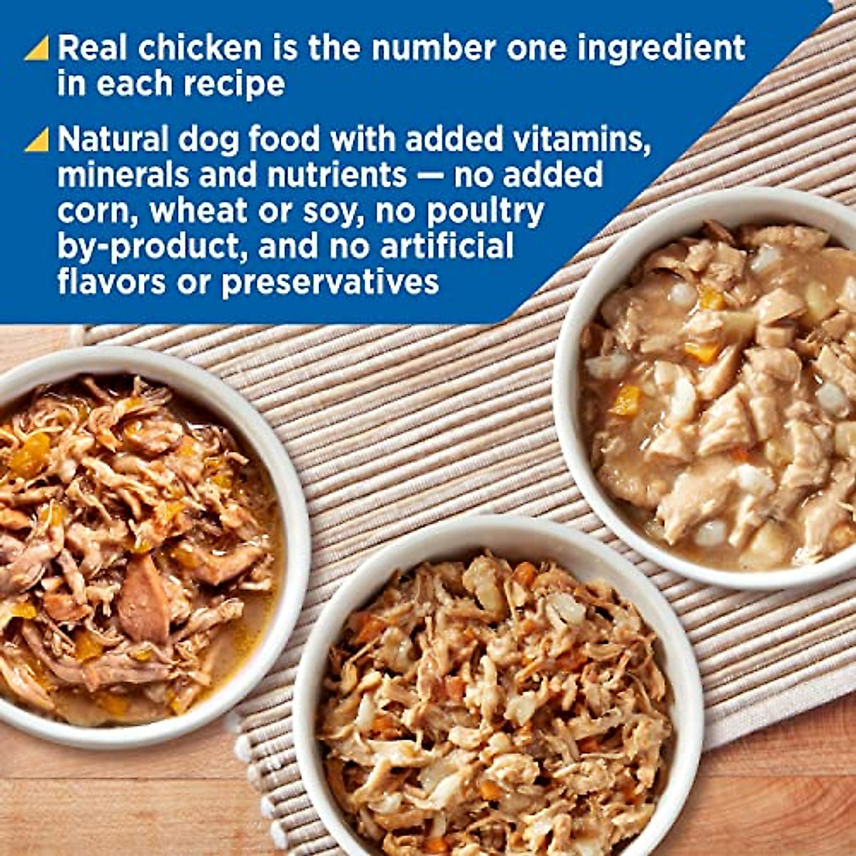 Nature's Recipe Wet Dog Food, Variety Pack, 2.75 Ounce Cup (Pack of 24)