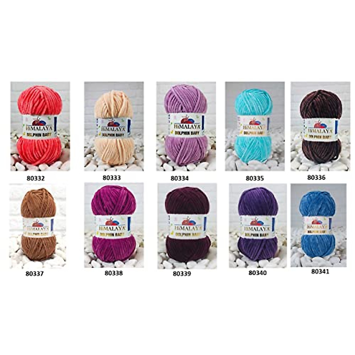 9 Balls Himalaya, Dolphin Baby, Baby Yarn, Knitting Baby, Velvet Yarn, Himalaya Yarn, Baby Yarn, Crochet Yarn, Blanket Yarn, Chenille, Velvet Yarn
