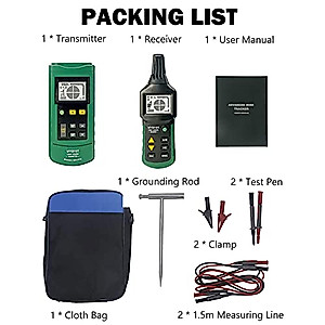 Underground Wire Locator Tracker, Short Circuit Breaker Fault Finder, Telephone Cable Locator, Wall Underground Pipe Wire Detector, Electrical Circuits, Fuses, Switches Tester. 30-400V AC DC