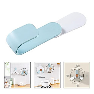 Qianly Wall Mount Pan Lid Organizer Storage Holder,Adjustable Pot Hanger for Cabinet Door
