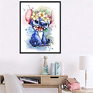 DIY 5d Diamond Painting Kits for Adults,Full Drill Crystal Diamond Dots Art Kit Cross Stitch Embroidery Paint with Diamonds Crafts for Kids and Beginners Home Decor（Canvas Size: 11.8 X 15.75 Inch）