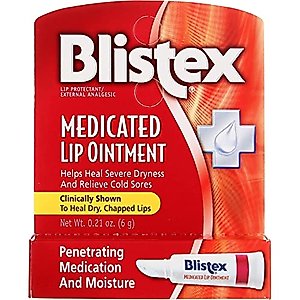 Blistex Lip Medicated Ointment (Pack of 3)