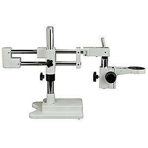 OMAX Dual-bar Boom Stand with Focusing Rack 76mm for Stereo Microscopes A602