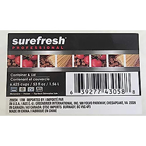 Sure Fresh Professional Oval Food Container with Lid