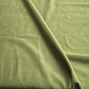 Soft Velvet Fabric, 118 Inch. in Width, Ideal Material for Home Décor Hunter Sample 3x3 Inch