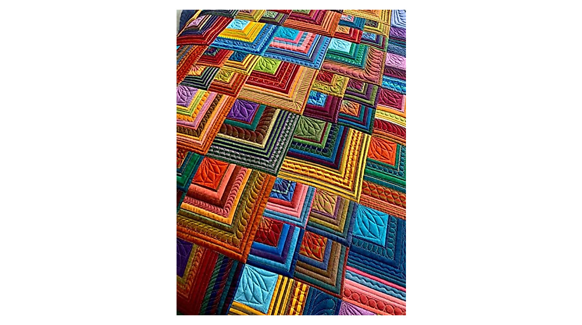 50pcs Multicolor Cotton Fabric Squares for Quilting