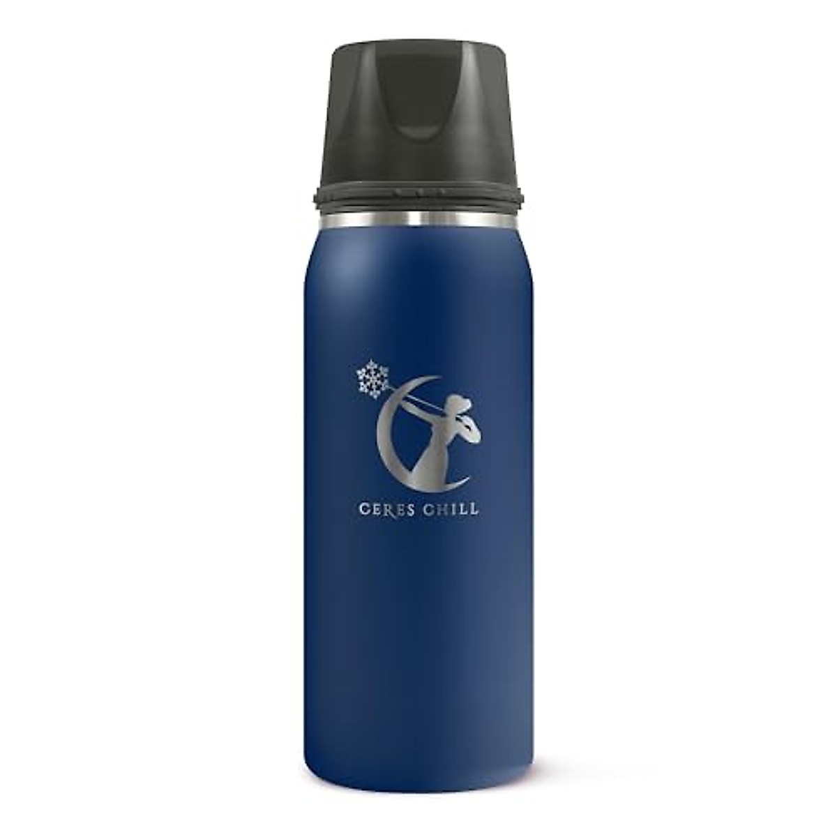 Breastmilk Chiller Reusable Storage Container by CERES CHILL | Keeps Milk Safe for up to 20 Hours | Connects w/Major Pumps (1 Chiller, Set Sail! Navy)