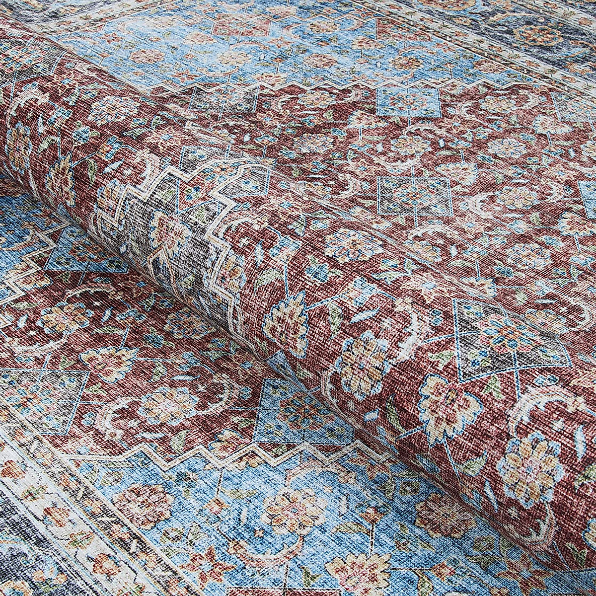 Couristan Pasha Nahavand Area Rug, 9' x 12', Cabernet