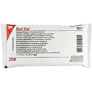 3m Red Dot Monitoring Electrode - Model 2560 - Bag of 50
