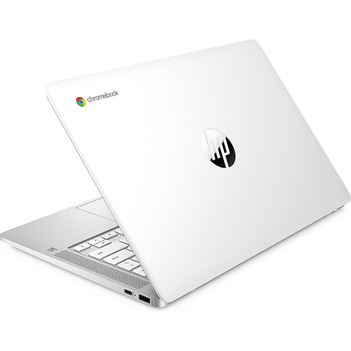 HP Chromebook 14a-na0122od 14" Intel Pentium Silver N5030 4 GB Memory; 64 GB eMMC Storage Chrome OS Ceramic White(Renewed)
