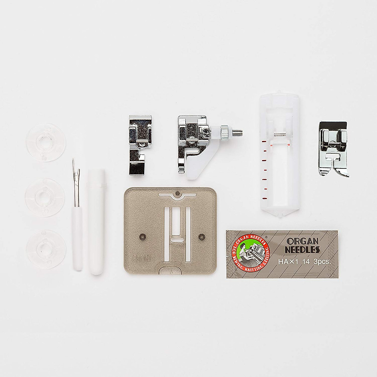 Janome Pink Sorbet Easy-to-Use Sewing Machine with Interior Metal Frame, Bobbin Diagram, Tutorial Videos, Made with Beginners in Mind!